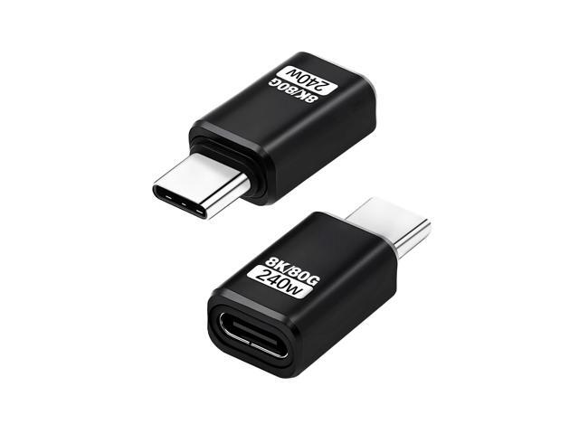 BUCIER 80G USB C Extender Adapter, USB C Male to Female Adapter ...