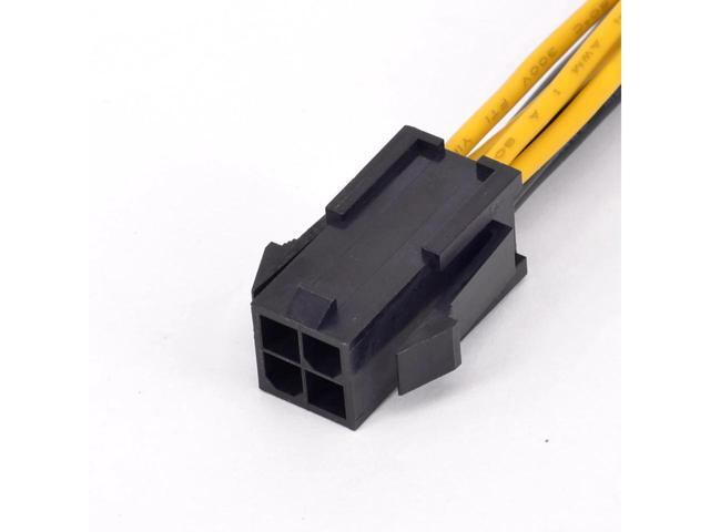 4Pin CPU Power supply Extension Cord Cable 18 AWG Y Splitter ATX 12V P4 ...