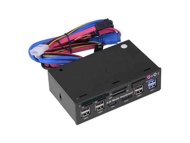 5.25 inch Front Panel, Multi-Function USB3.0/2.0 Hub CF TF M2 SD MS ...
