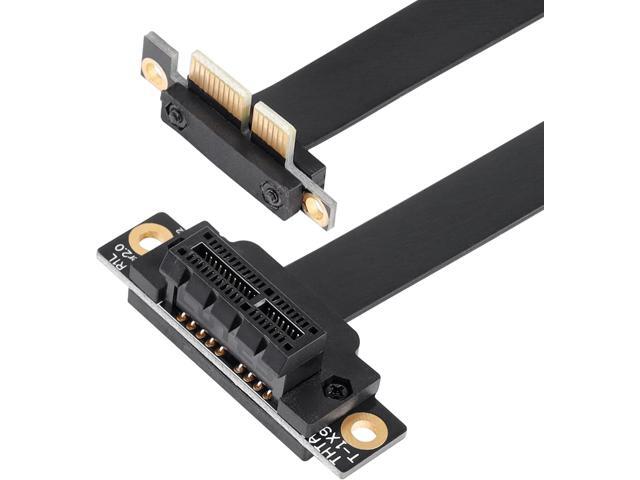 BUCIER PCIE 3.0 Extension Cable,36PIN 1X Extension Cable, 90 Degree PCI ...