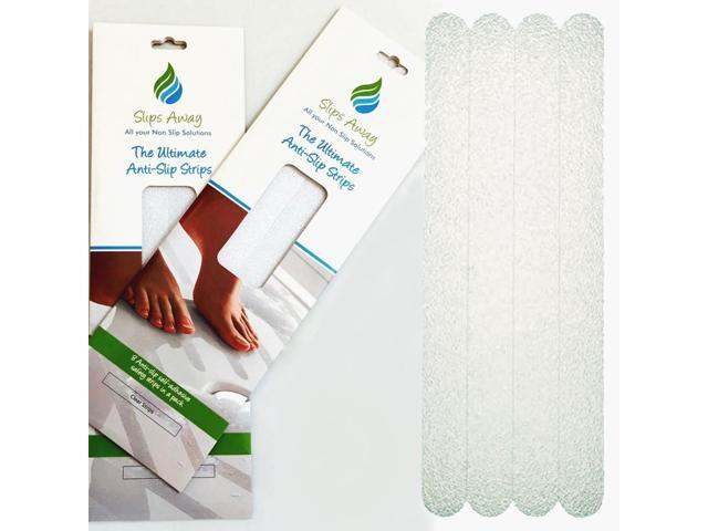 Ultimate Anti-Slip Grip: Self-Adhesive Safety Stickers - 8 White Strips ...