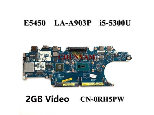 LA-A903P FOR Latitude 14 5450 E5450 Laptop Notebook Motherboard w/ i5-5300u CPU CN-0RH5PW RH5PW ...