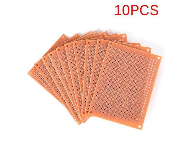 10Pcs/lot Universal Board 5cm x 7cm Prototyping PCB Kit DIY Prototype ...