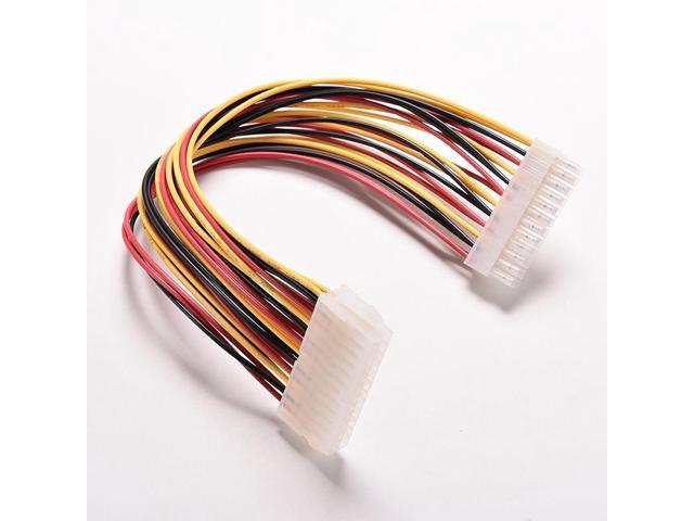 ATX 24 Pin Male to 24Pin Female Power Supply Extension Cable Internal ...