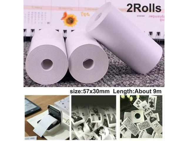 2Rolls Thermal Paper 57x30mm POS Printer Label Paper Cash Register ...