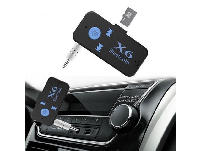 X6 Wireless Bluetooth4.1 Audio Music Receiver Stereo Car Kit Adapter Bluetooth Receiver USB ...