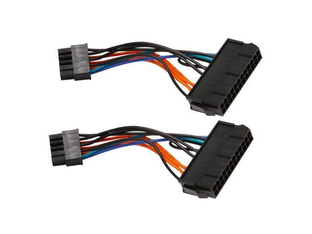 24-Pin Female to 10-Pin Male Adapter Power Supply Cable Cord for Lenovo ...