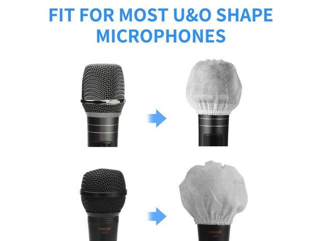 200Pcs Disposable Microphone Cover, Non-Woven Mic Cover No-Odor ...