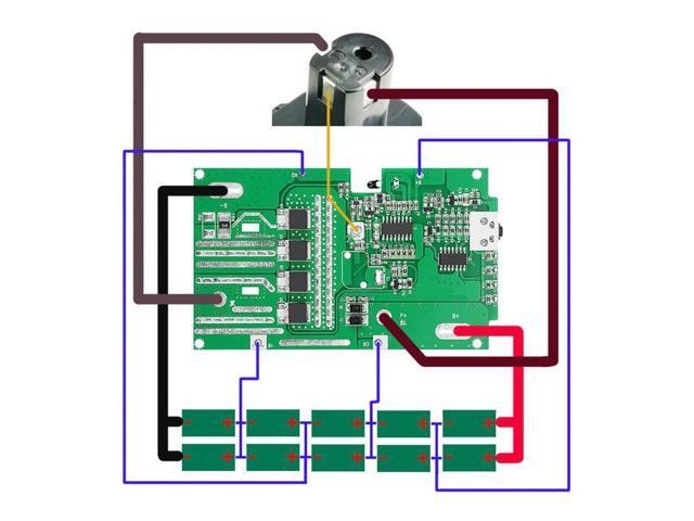 P108 Li-Ion Charging Protection Circuit Board for RYOBI 18V P103 P118 ...