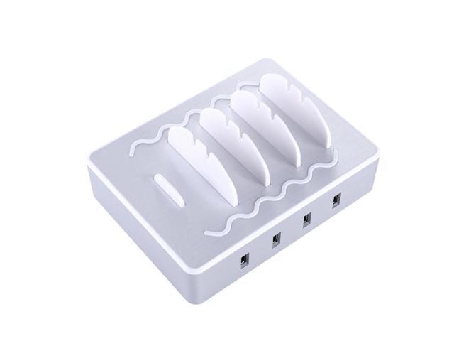 Charging Station for Multiple Devices 4USB Port Family Charge Max 2.4A ...