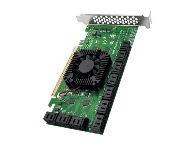 PCIE Expansion Card 20 Port PCIE Adapter PCIE SATA Express X16 SATA ...