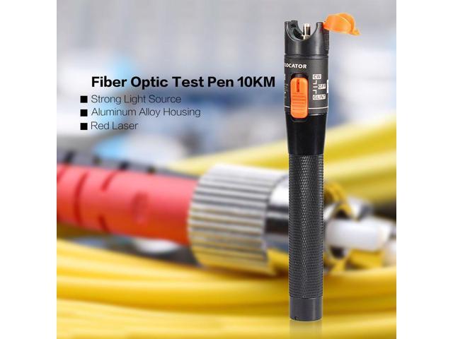 Portable Fiber Optic Visual Fault Locator Red Laser Cable Tester Fiber ...