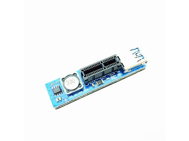 PCIE Riser M-Key NVME M.2 to PCI Express X1 Connector Riser Convert ...