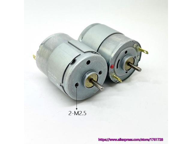double output shaft 365 DC motor RS-365PH 12~30V 5-pole rotor carbon ...