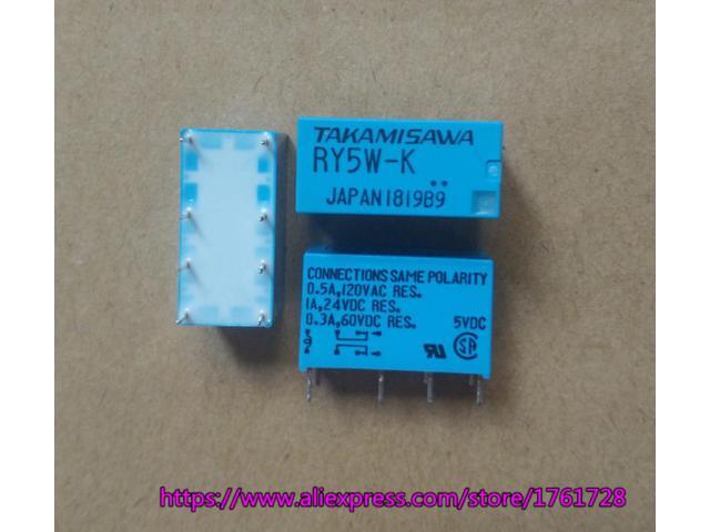 10pcs, and RY5W-OH-K RY5W-K 5V 8pins relay~ - Newegg.com