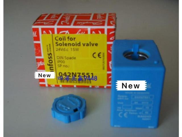 24V DC 14W solenoid valve coil 042N7551 electromagnetic valve 042N ...