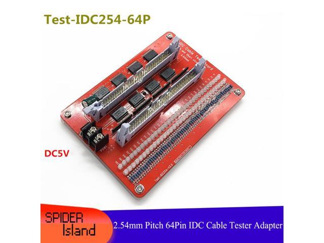IDC 64Pin Cable Tester Test Card 2.54mm Cable IDC 8-64P Cable Test ...