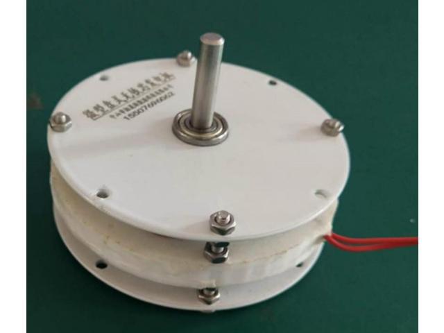 20W Mini Disc Ironless Core Permanent Magnet Generator High Efficiency ...