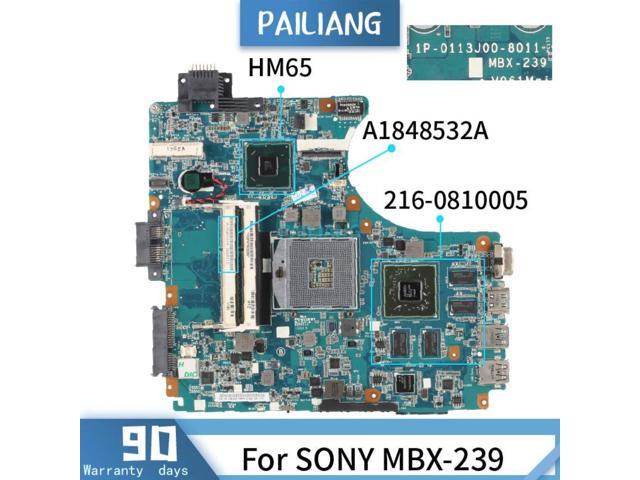 A1848532A For SONY MBX-239 1P-0113J00-8011 HM65 216-0810005 Mainboard ...