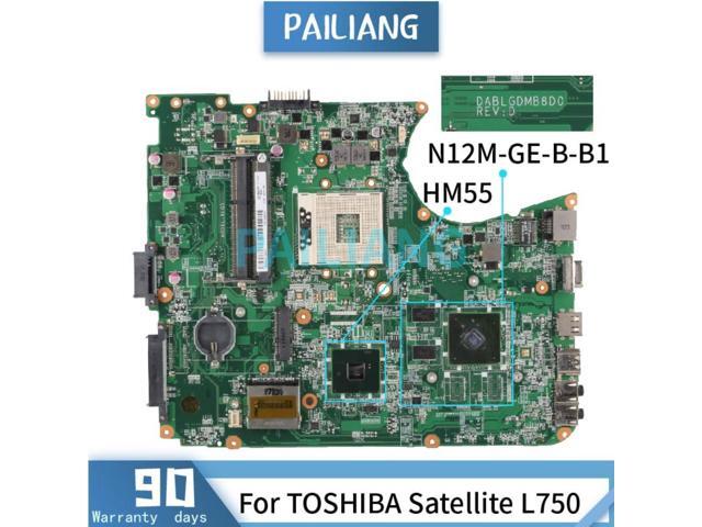 For TOSHIBA Satellite L750 Mainboard DABLGDMB8D0 Laptop motherboard ...