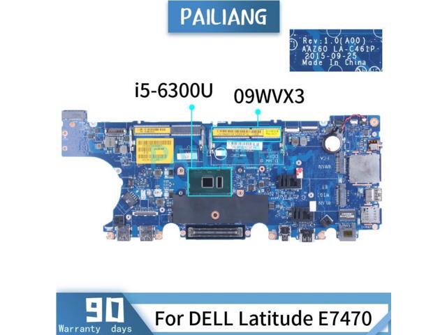 For DELL Inspiron E7470 I5-6300U Laptop Motherboard CN-09WVX3 LA-C461P ...