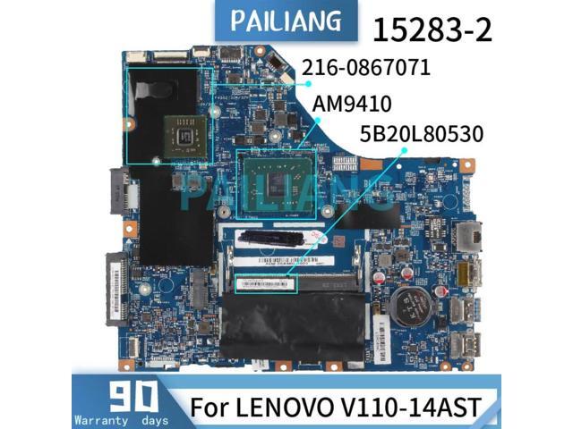 Laptop motherboard For LENOVO V110-14AST AM9410 Mainboard 15283-2 5B20L80530 A9 216-0867071 DDR4 ...