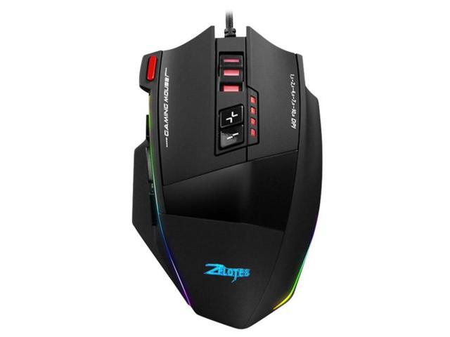 ZELOTES C-13 Professional gaming mouse 13 Programmable Buttons Wired ...