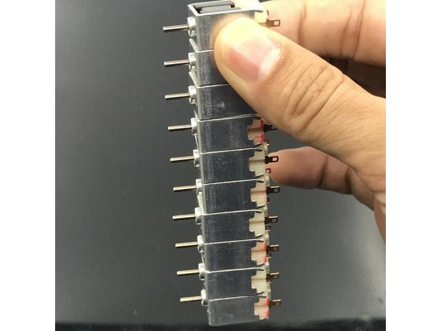 DC 3V-6V 5V 16000RPM High Speed Mini 020 Motor Thin Square 18mm Bare ...