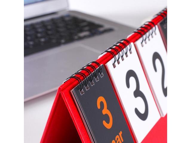 2020 Home Office Double Sided Perpetual Flip Students Stationery Desk ...