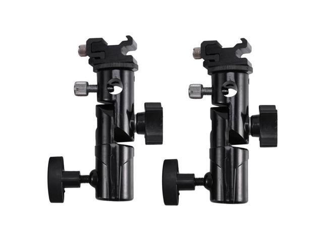 4Pack Camera Flash Speedlite Mount Swivel Light Stand Bracket With ...