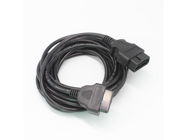 Car OBD2 16PIN OBD 2 II Elm327 Extension Cable Male to Female Connector ...