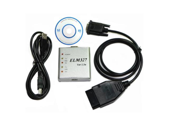 ELM327 V1.5 USB Metal Aluminum tool OBD2 Auto Diagnostic Tool ELM 327 ...