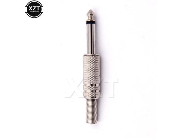 1pcs 6.35mm 1/4" Male Mono Plug 6.35mm connector mono audio plug jack 6 ...