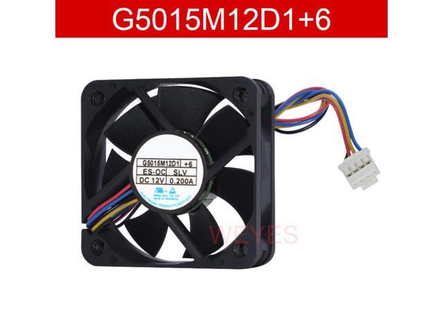 Genuine 50mm fan For G5015M12D1+6 12V 0.2A 50*50*15mm 4pin PWM Car ...