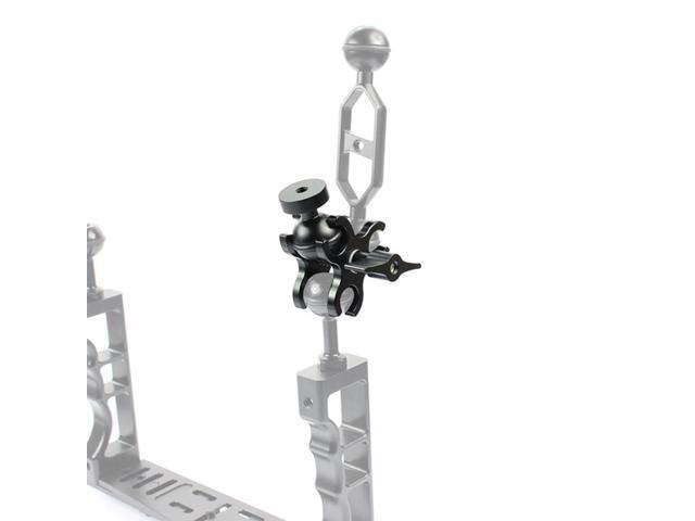 Triple Ball Head Mount Diving Ball Joint Arm Base Adapter Connector ...