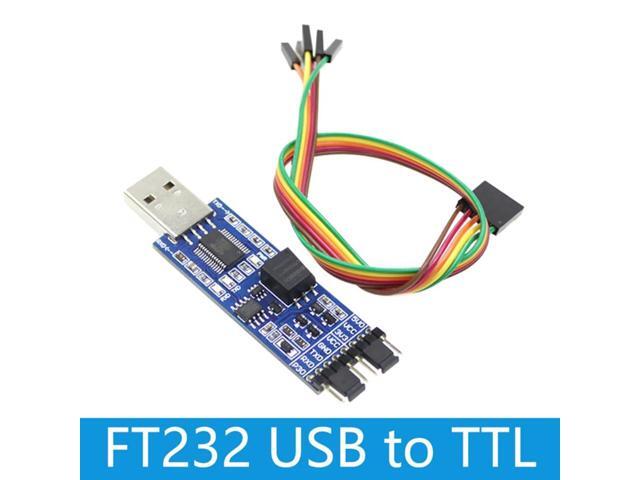FT232 Adapter Module FT232RL USB to TTL USB to Serial Port UART Module ...