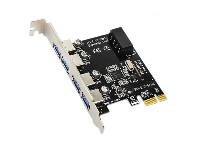 PCI-E Expansion Card Adapter to USB 3.0 HUB NEC720201 PCI Express Card ...