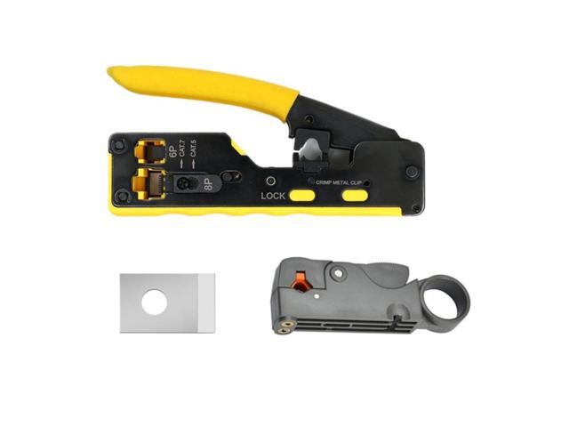 RJ45 Pliers Crimper CAT5 CAT6 CAT7 CAT8 NetworkTools Ethernet Cable ...