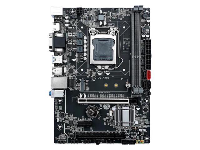 JGINYUE B75M-VH PLUS Computer Motherboard B75 Micro-ATX LGA1155 2XDDR3 ...