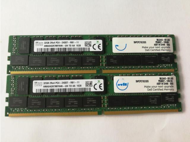RAM Dell/Dell R630 R730XD T7910 R730 memory 32G DDR4 2133 2400 REGECC ...
