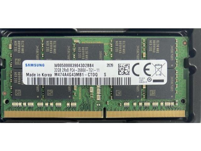 RAM DDR4 32G 2RX8 2666 ECC SODIMM notebook group Hui workstation memory ...