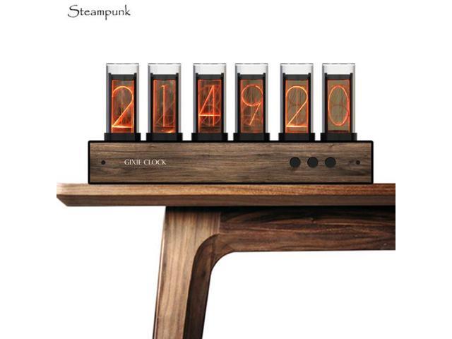 Gixie Glow light analog Tube Clock Retro LED Color Discoloration Clock ...