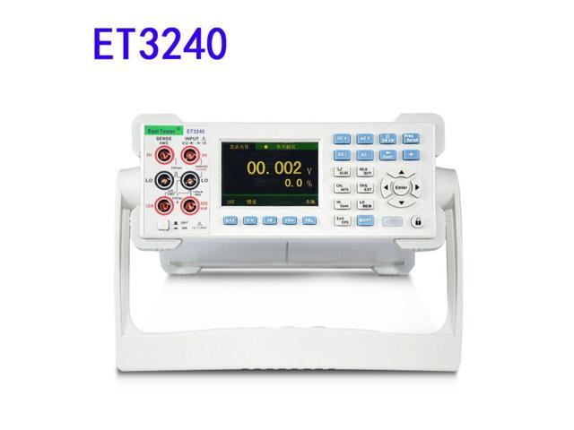 ET3240 Automatic 22000 Counts Benchtop Digital Multimeter with 3.5 Inch ...