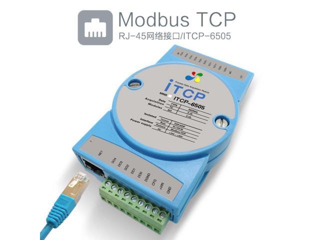 Ethernet Temperature Acquisition Module K Type Thermocouple TCP Emperature Measurement Network ...