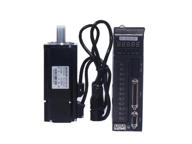 Servo motor set 400W AC220V 60ST AC Servo Motor 1.27N.M 3000RPM with ...