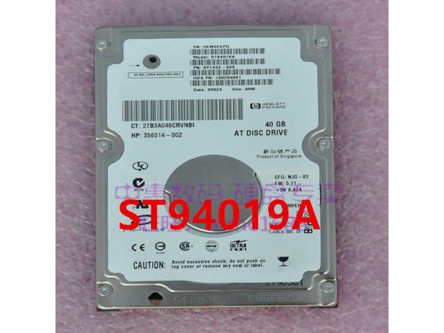 90% HDD For Seagate 40GB 2.5" 2MB IDE 5400RPM For Notebook HDD For ...