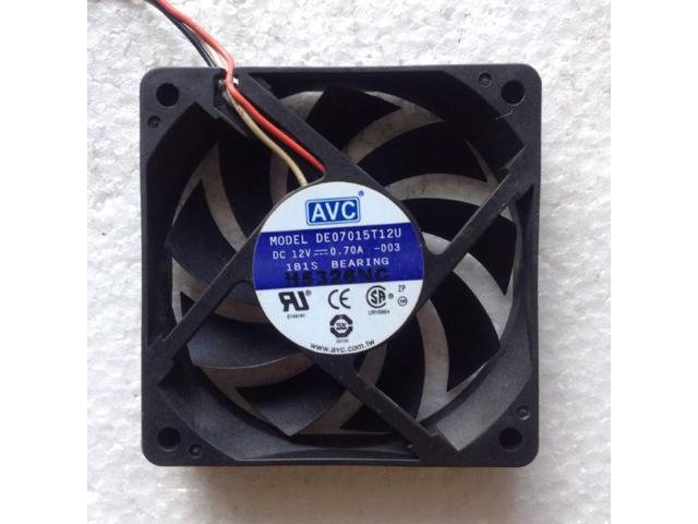 Untuk AVC 7Cm 7015 12V 0.70A Bantalan Bola Kipas Pendingin DE07015T12U - Newegg.com