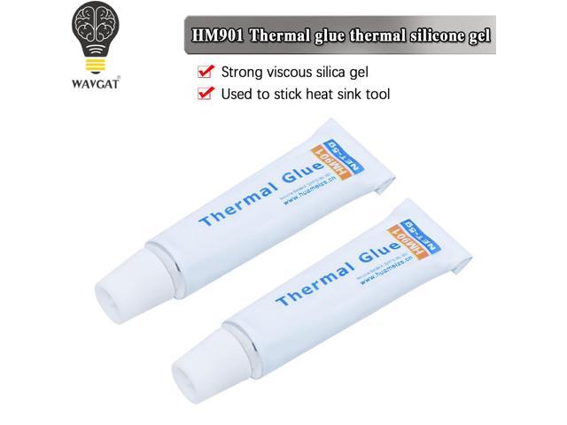 2PCS HM901 Heatsink Plaster CPU GPU Thermal Silicone Adhesive Cooling ...