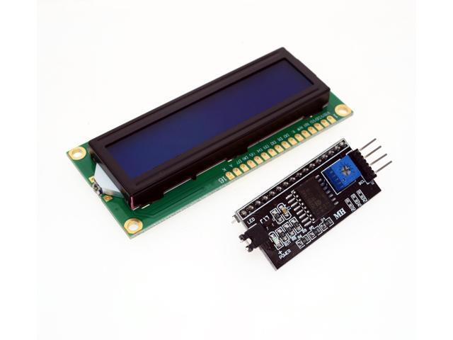 1602 16x2 HD44780 Character LCD /w IIC/I2C Serial Interface Adapter Module.We are the ...