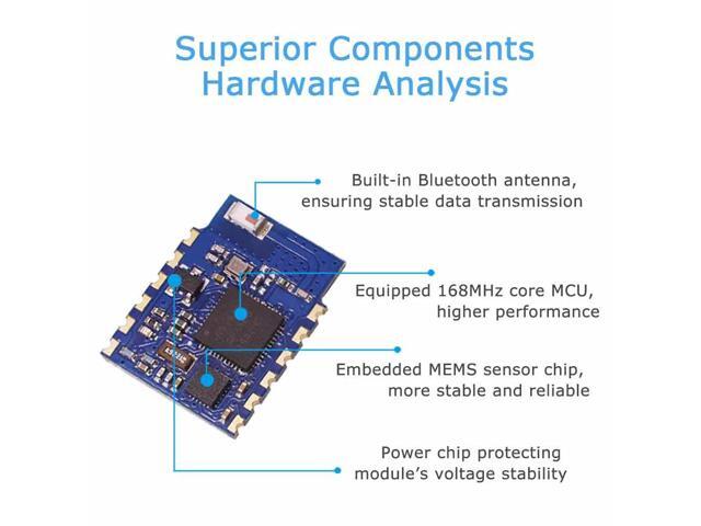 Bluetooth Inclinometer WT901BLE MPU9250 Accelerometer+Gyro+Magnetometer, Low-consumption Ble5.0 ...